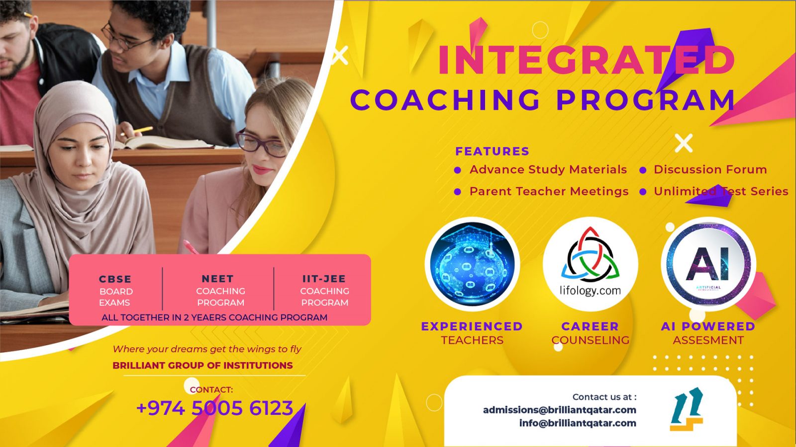 Integrated Coaching Program - Brilliant Qatar | Brilliant Group of ...